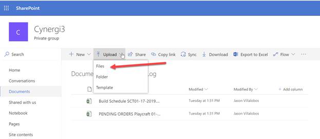 SharePoint Instructions – HELGESEN